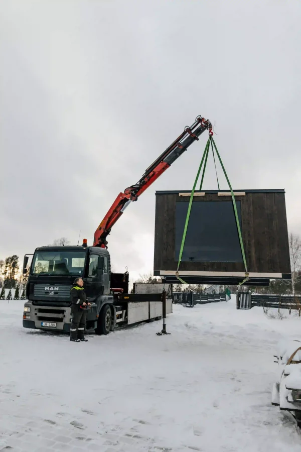 Sauna made of CLT panels - GM WOOD - Pirts mucas un kubli no Latvijas ...